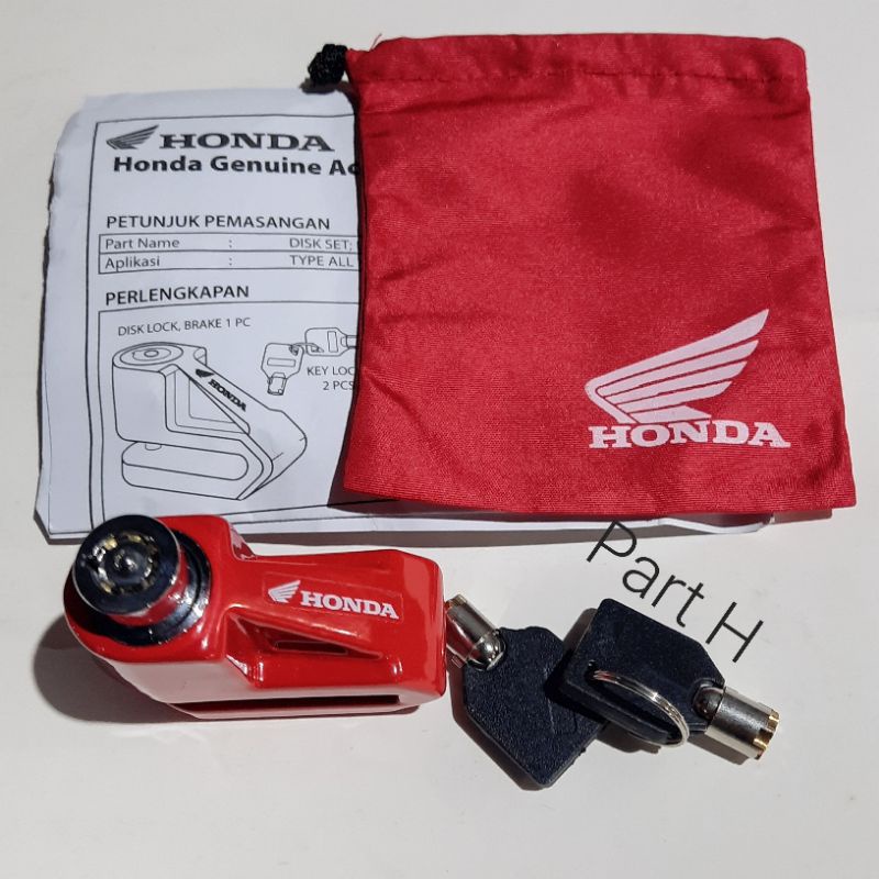 Jual Karpet genio original honda +dislock cakram original honda ahm ...
