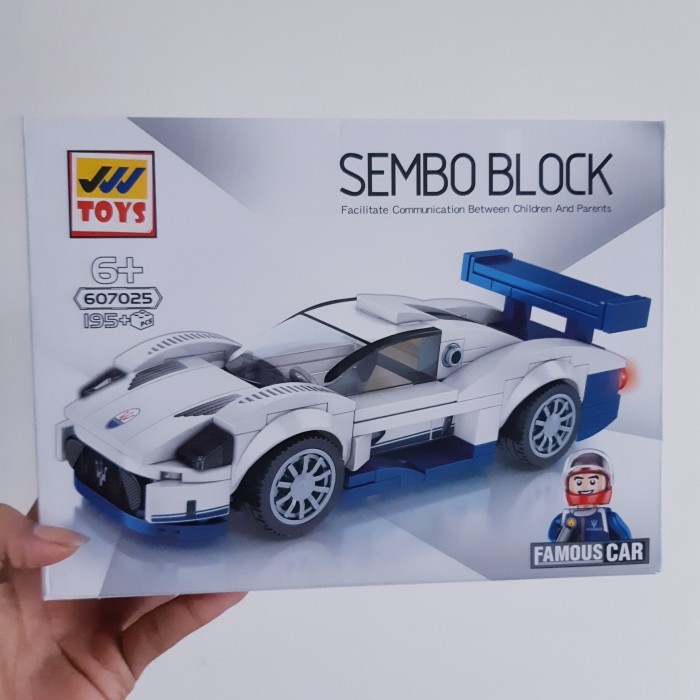 Jual Sembo Famous Car Brick Maserati Mainan Block Mobil Anak Bricks ...