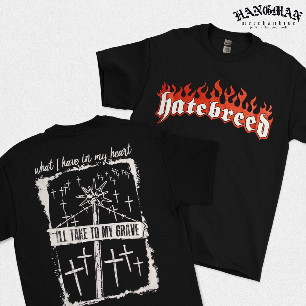 Jual Tshirt/Kaos Band Hatebreed - Logo Official | Shopee Indonesia
