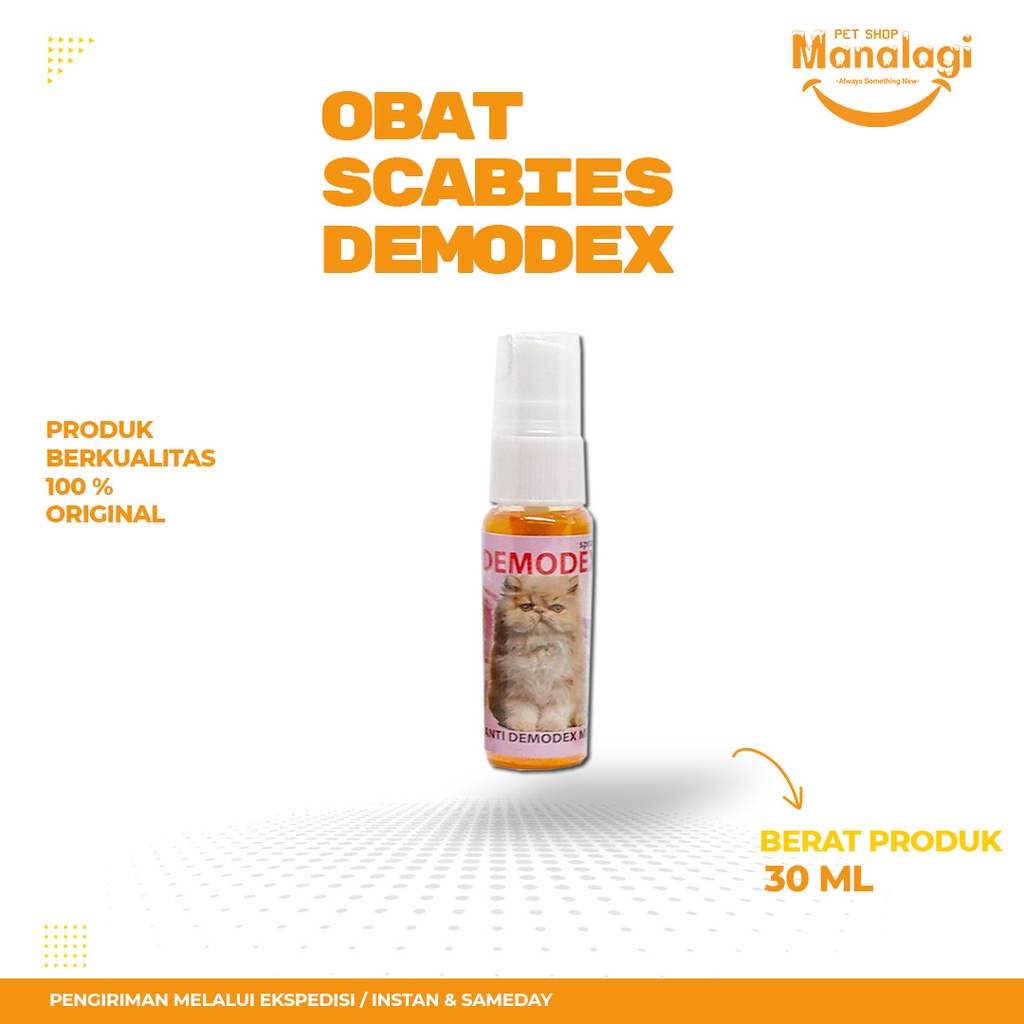 Jual OBAT SCABIES KUCING ANTI KUTU TUNGAU KUDIS - DEMODEX SPRAY ...