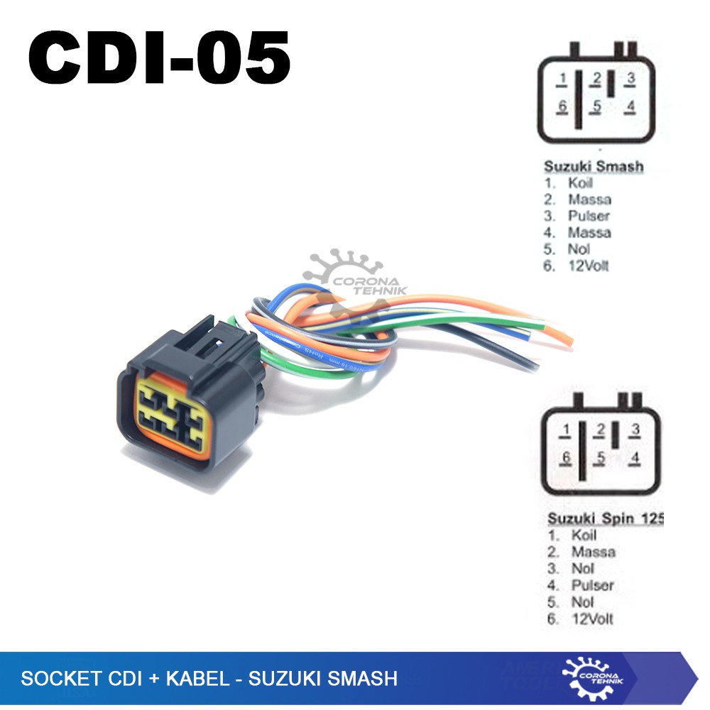 Jual Suzuki Smash - Socket CDI + Kabel | Shopee Indonesia