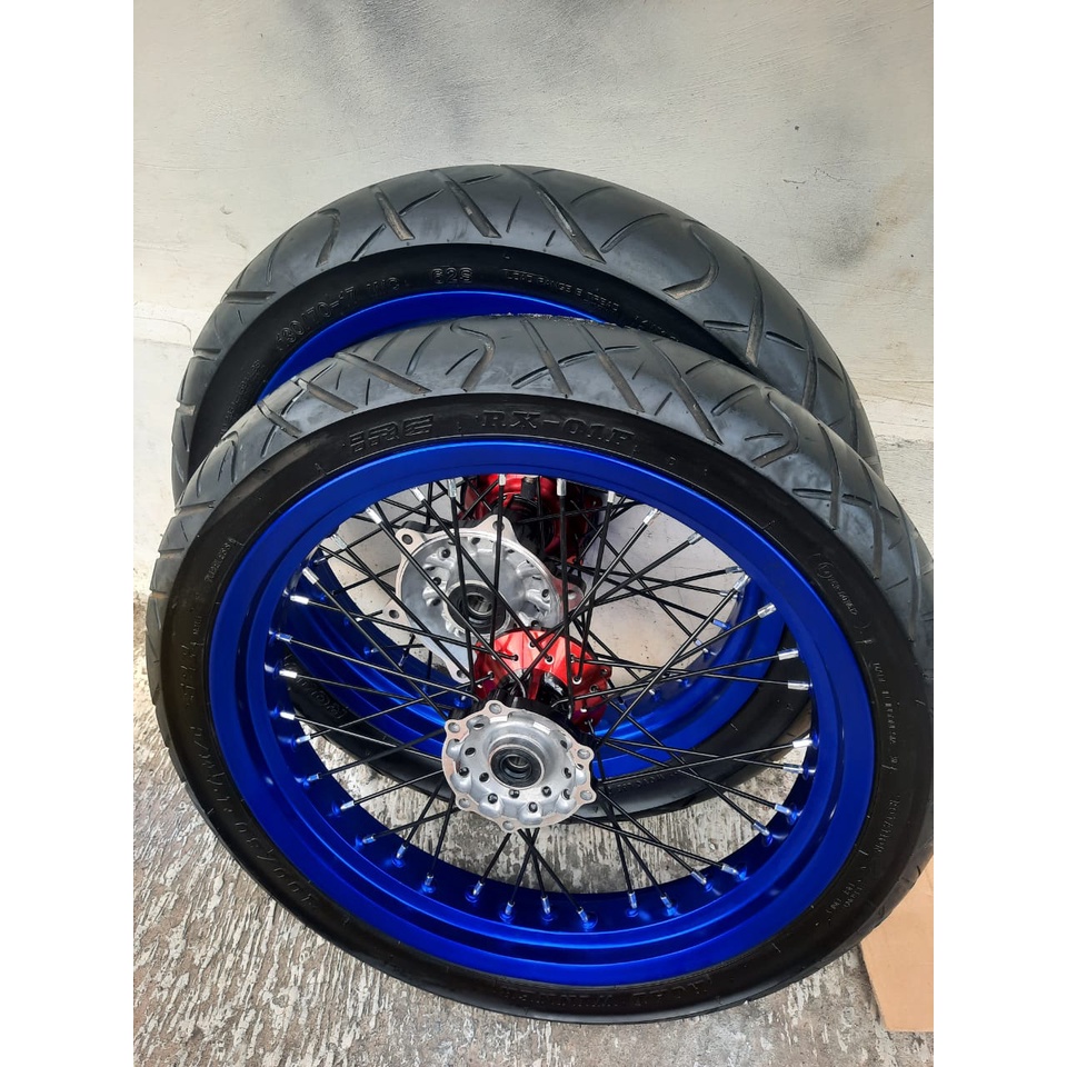 Jual VELEK SET BAN SET VELG SUPERMOTO YAMAHA WR155 SUPER MOTO WR 155 ...