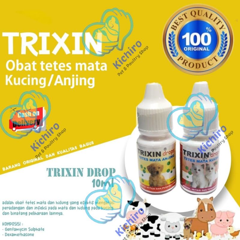 Jual Trixin Drop Cat isi 10 ml / Trixin Drop Dog isi 15 ml Tamasindo ...