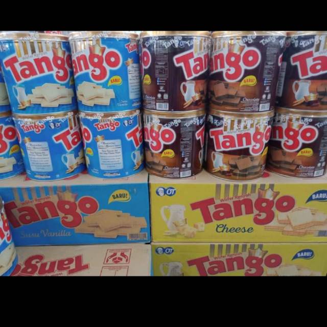 Jual TANGO WAFER RASA VANILLA dan COKLAT | Shopee Indonesia