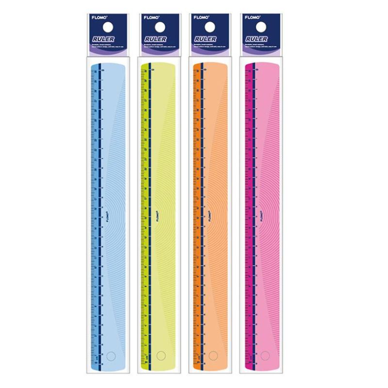 Jual Asaba Stationery - Flomo Penggaris Soft Ruler 30 cm | Shopee Indonesia