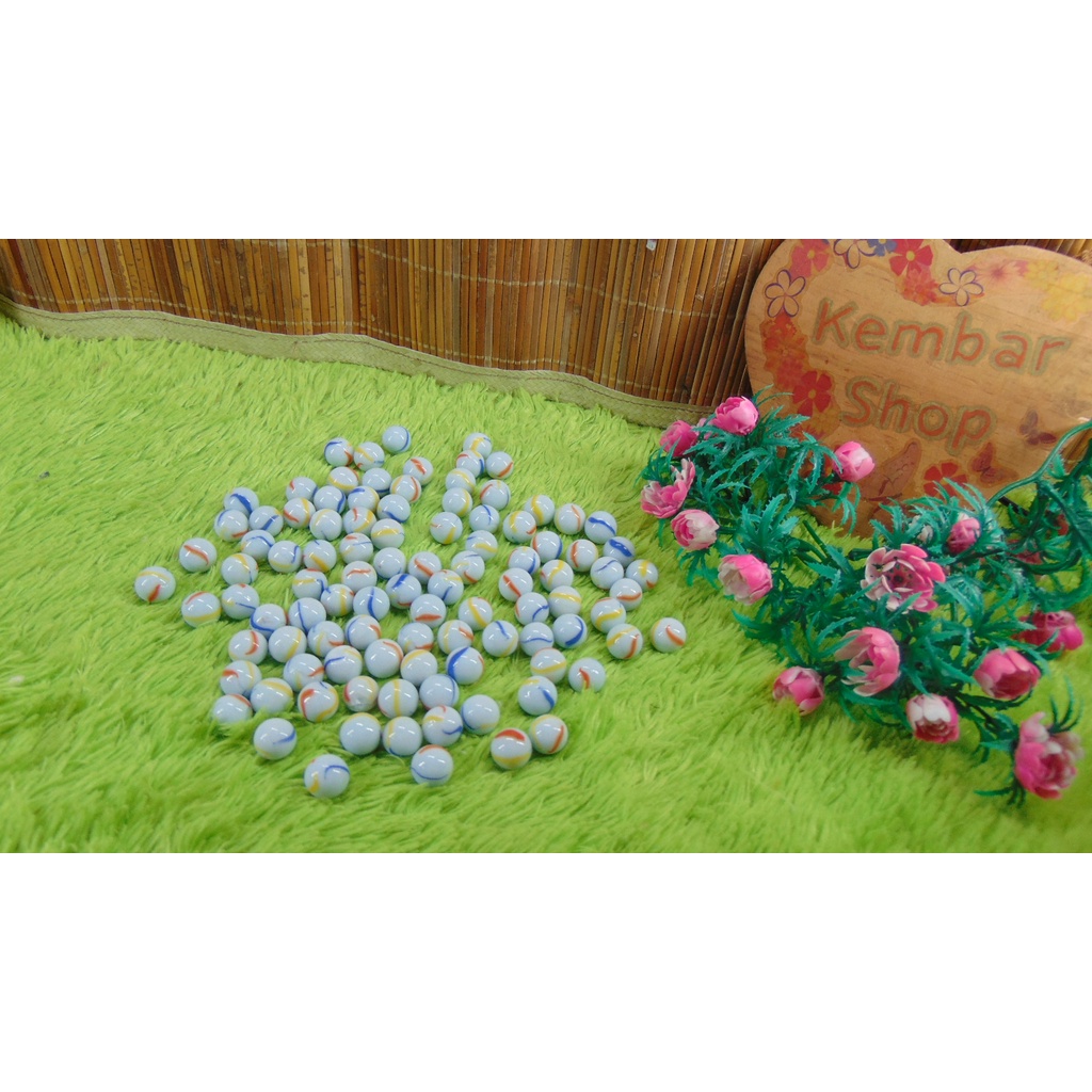 Jual KELR-PM Paket Hemat Kelereng Belimbing Gundu Putih Metalik 560gr ...