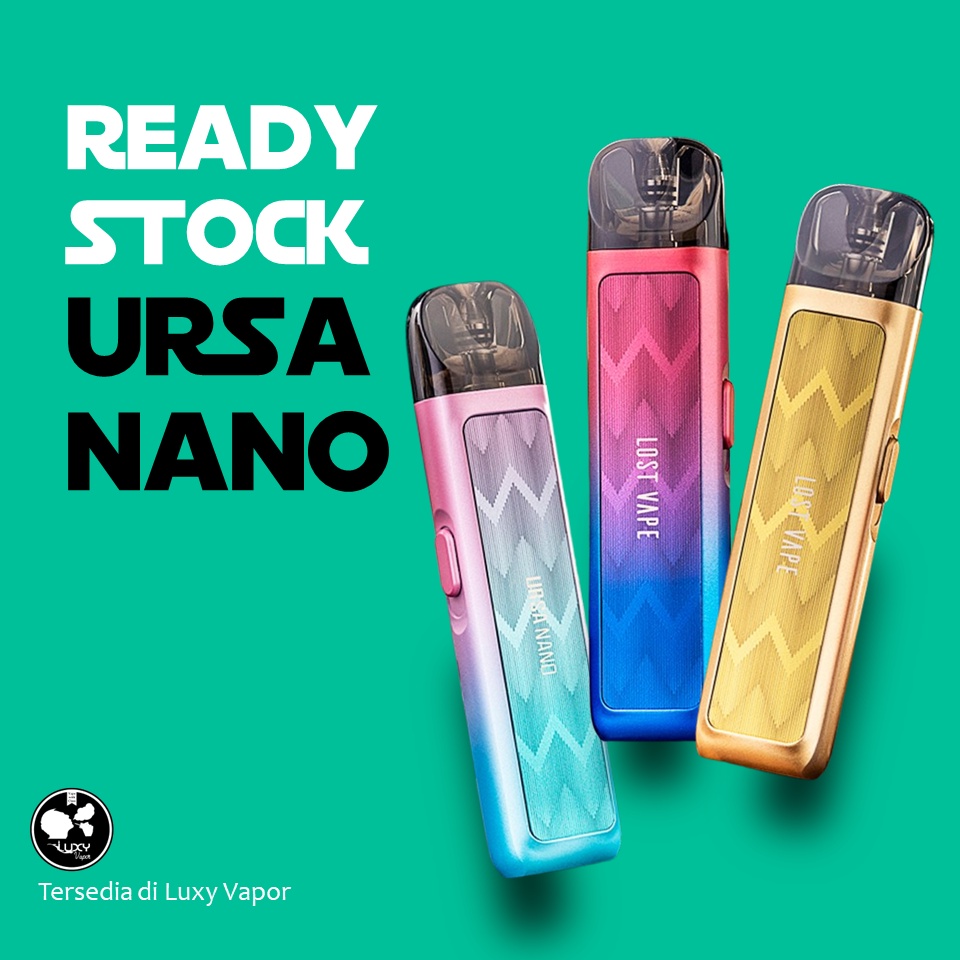 Jual Ursa Nano Pod Kit Royal Blue Sakura Pink Wave Gold | Shopee Indonesia