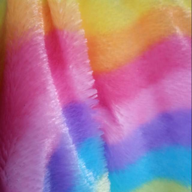 Jual Kain rasfur pelangi meteran 100x170 cm | Shopee Indonesia