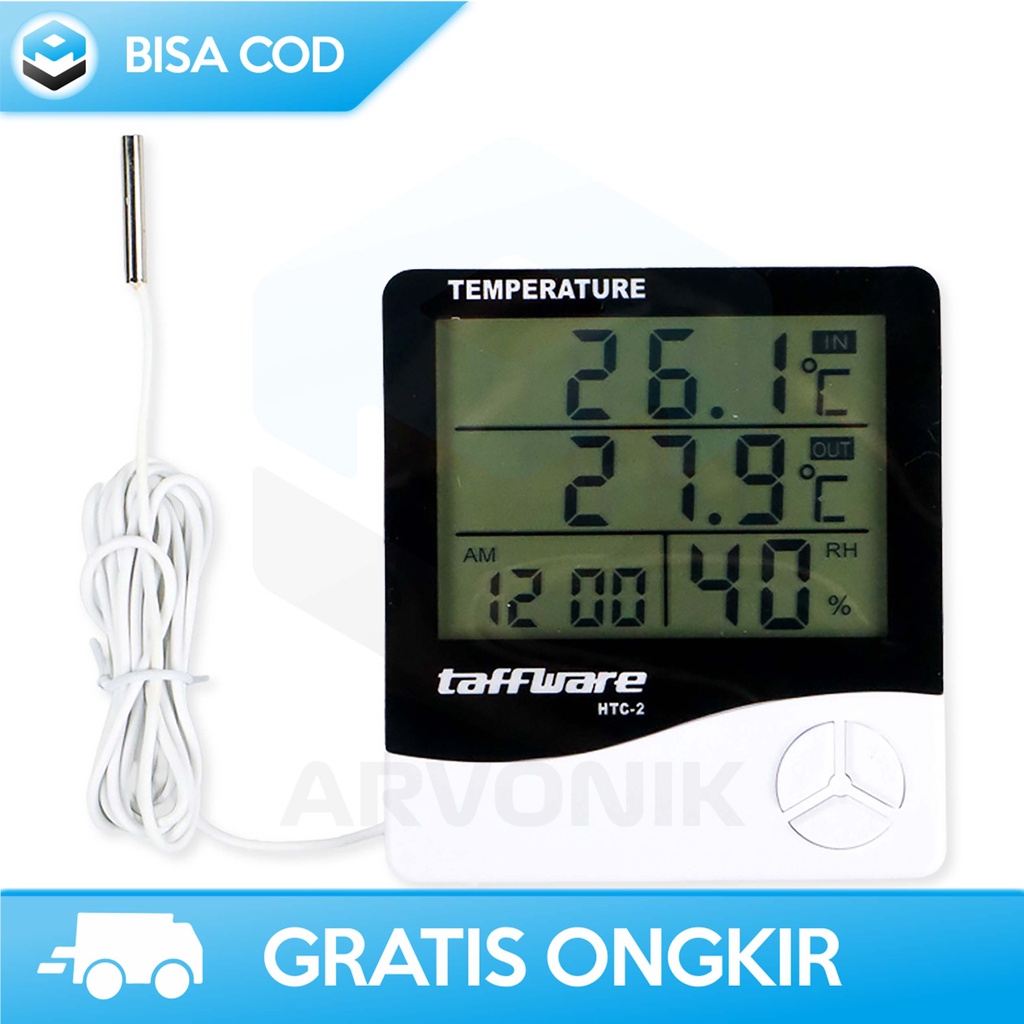 Jual THERMOMETER PENGUKUR TEMPERATURE SUHU UDARA INDOOR TAFFWARE WITH ...