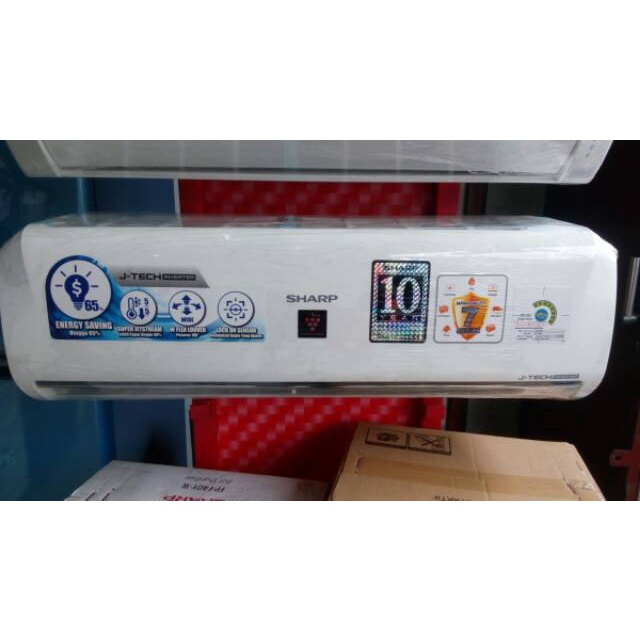 Jual AC Sharp Inverter 1pk type AH-XP10UHY J-Tech Inverter with Plasmacluster Series BATAM ...