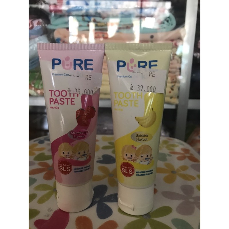 Jual pure tooth paste 50gr | Shopee Indonesia