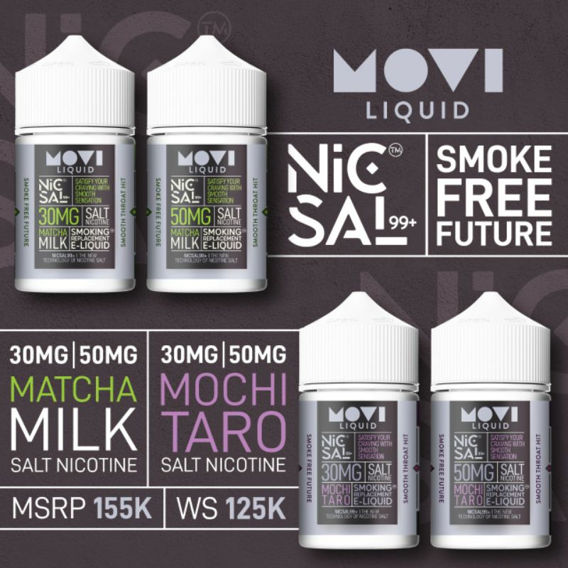 Jual Liquid Movi Matcha milk - Mochi Taro Nicsal99 Salt nic 60ML ...