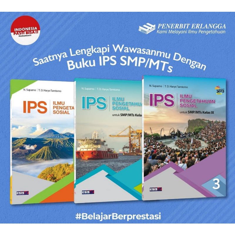 Jual Buku Ips Esis SMP MTs Kelas 7 8 9 VII VIII IX 1 2 3 Kurikulum 2013 Revisi Original | Shopee ...