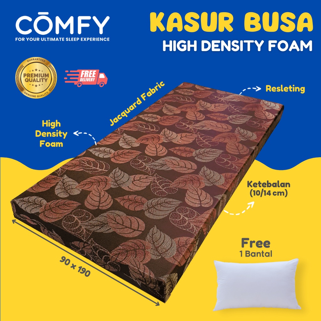 Jual Kasur Busa Premium Cover Kain Jacquard Quilting 90x190 Single 3 ...