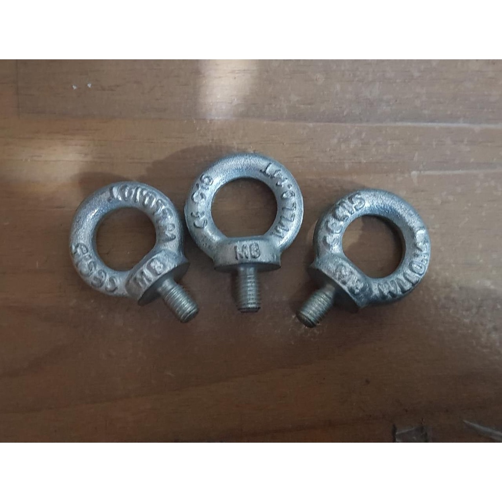 Jual EYE BOLT M8/ EYEBOLT BESI M8/ HOOK LIFTING M8 GALVANIS | Shopee ...