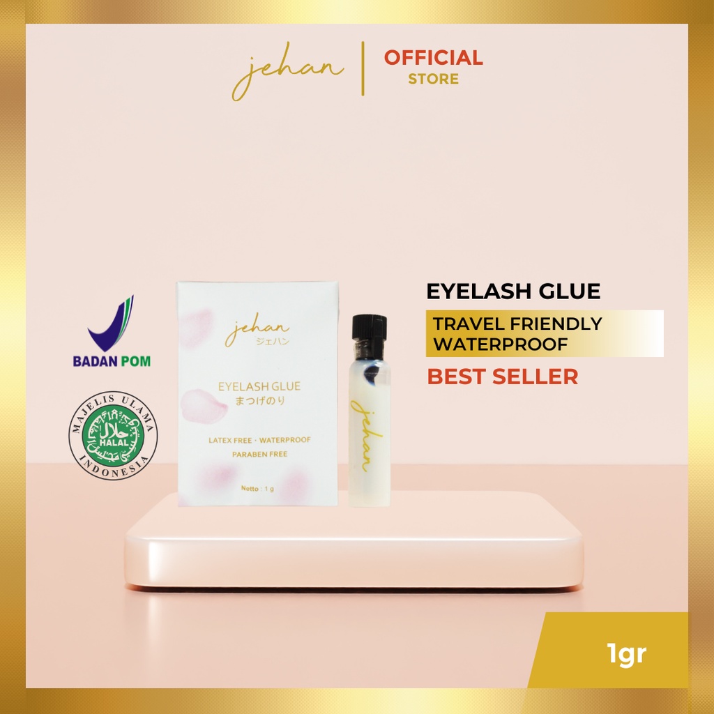 Jual Jehan Eyelash Glue | Lem Bulu Mata 1 gr (1pcs) | Shopee Indonesia
