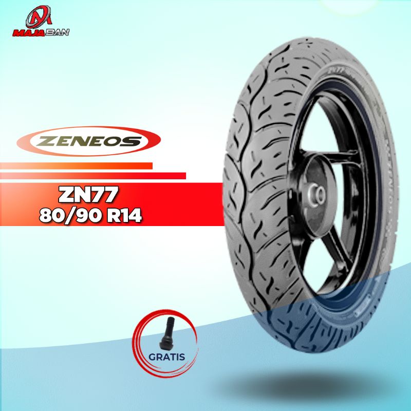 Jual Ban Tubeless Motor Matic// Zeneos ZN77 80/90 Ring 14 Baru | Shopee ...