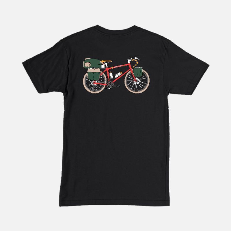 Jual Wheelger Sepeda T-shirt - Black (KAOS GUNUNG) | Shopee Indonesia