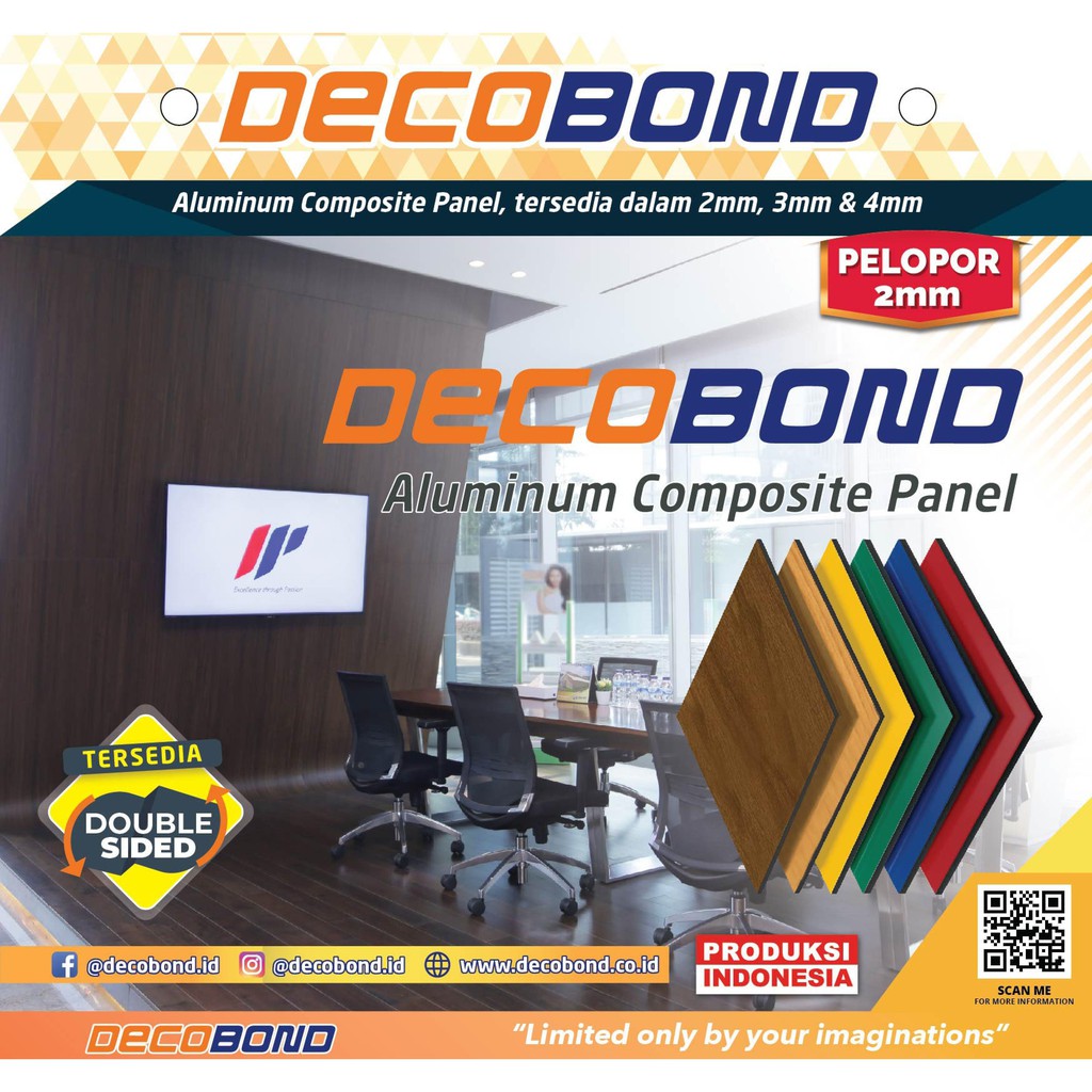 Jual DECOBOND ALUMINIUM COMPOSITE PANEL ACP TEBAL 2mm 3mm 4mm | Shopee ...