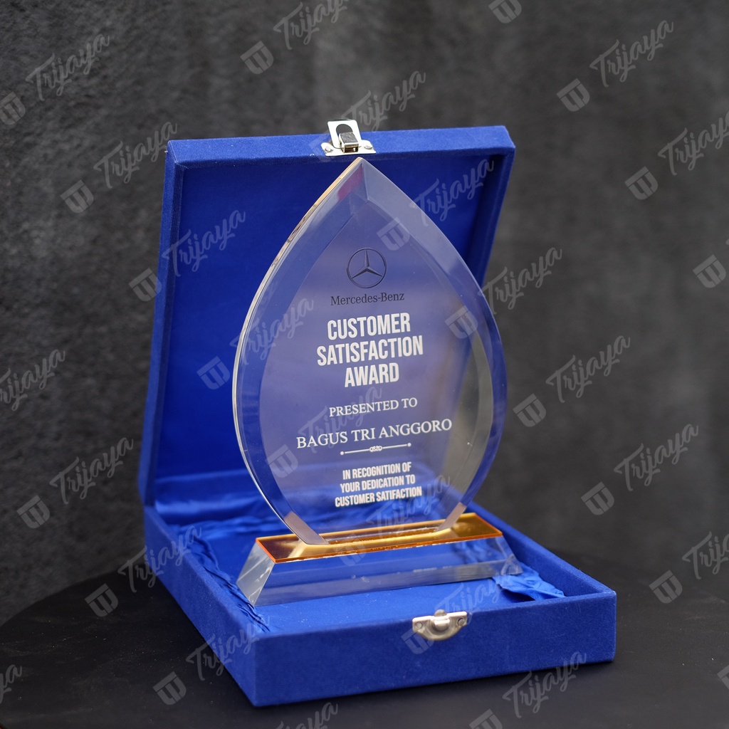Jual [PREMIUM] PLAKAT KRISTAL AKRILIK 2cm CUSTOM sudah Include Box ...