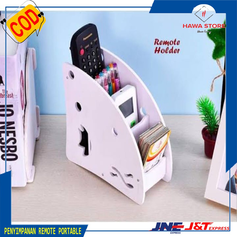Jual Tempat penyimpanan Remote Rak Serbaguna tempat remote pensil Model ...