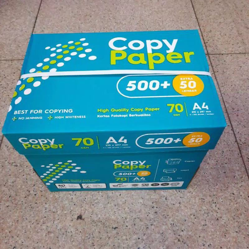 Jual kertas HVS A4 copy paper 70 gsm | Shopee Indonesia