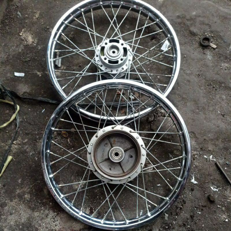 Jual Velg Jari-Jari 1Set Yamaha Vixion Old Rakitan ulang PNP Byson ...