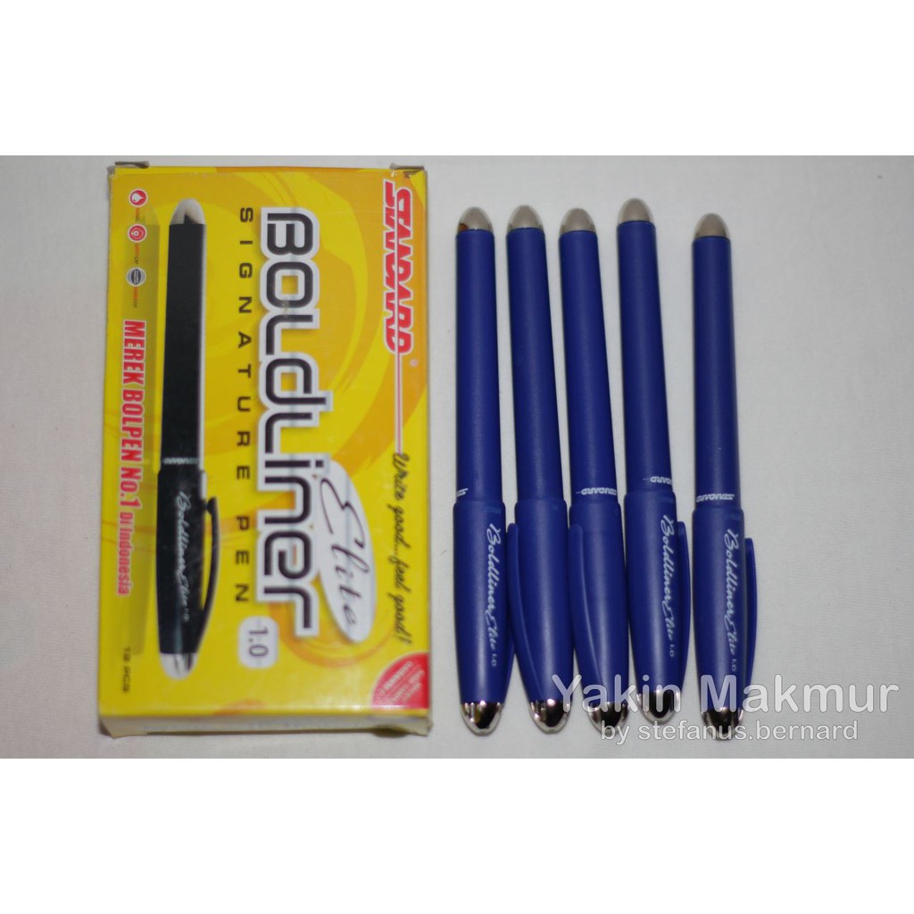 Jual PULPEN STANDARD BOLD LINER (SATUAN / PCS) | Shopee Indonesia