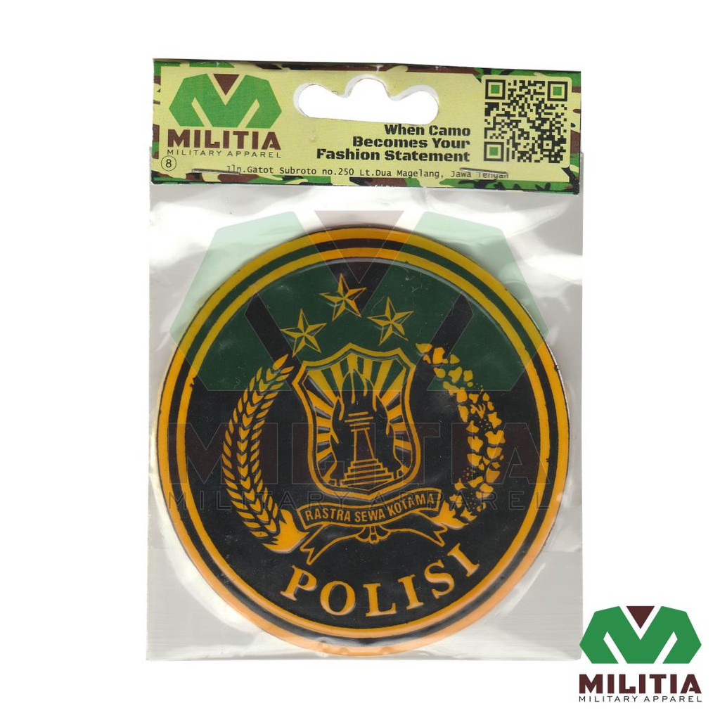 Jual Stiker timbul Bulat POLISI | Shopee Indonesia