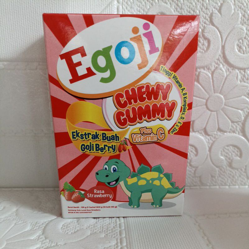 Jual Egoji chewy gummy sachet 20 gr (per 5 sachet) | Shopee Indonesia