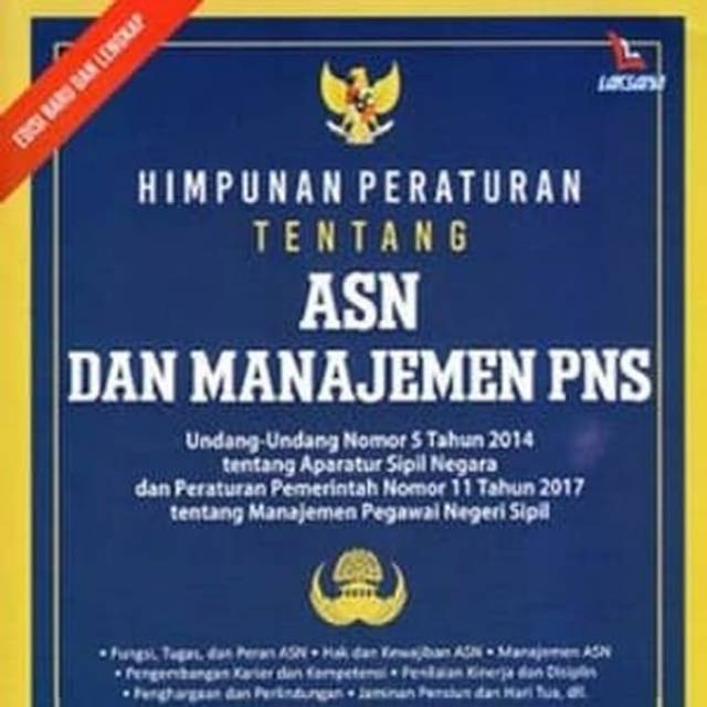 Jual Himpunan dan Peraturan tentang ASN DAN MANAJEMEN PNS | Shopee ... Jual Himpunan dan Peraturan tentang ASN DAN MANAJEMEN PNS | Shopee ...