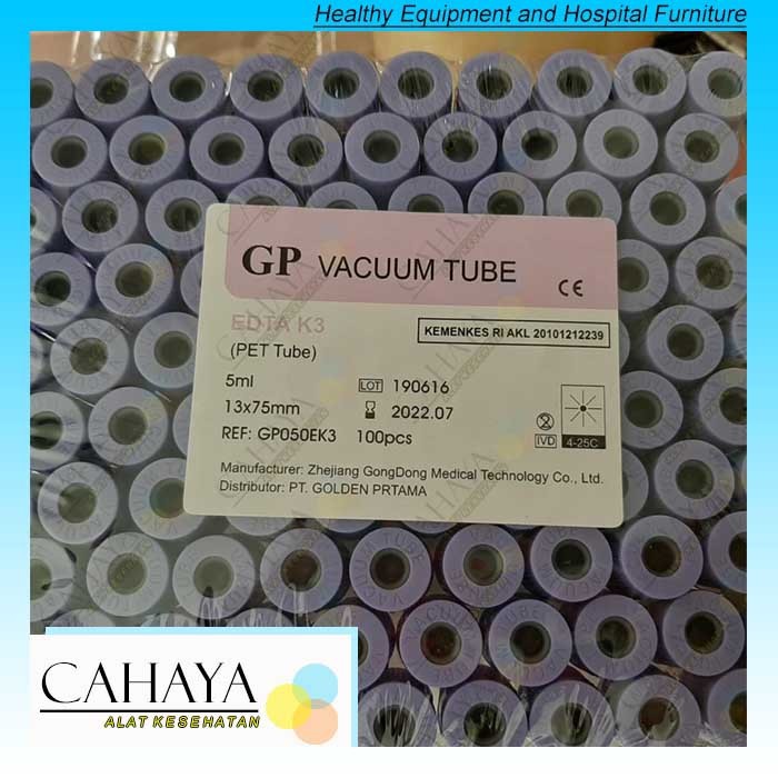 Jual vacutainer EDTA 5ml isi 100/Pack | Shopee Indonesia