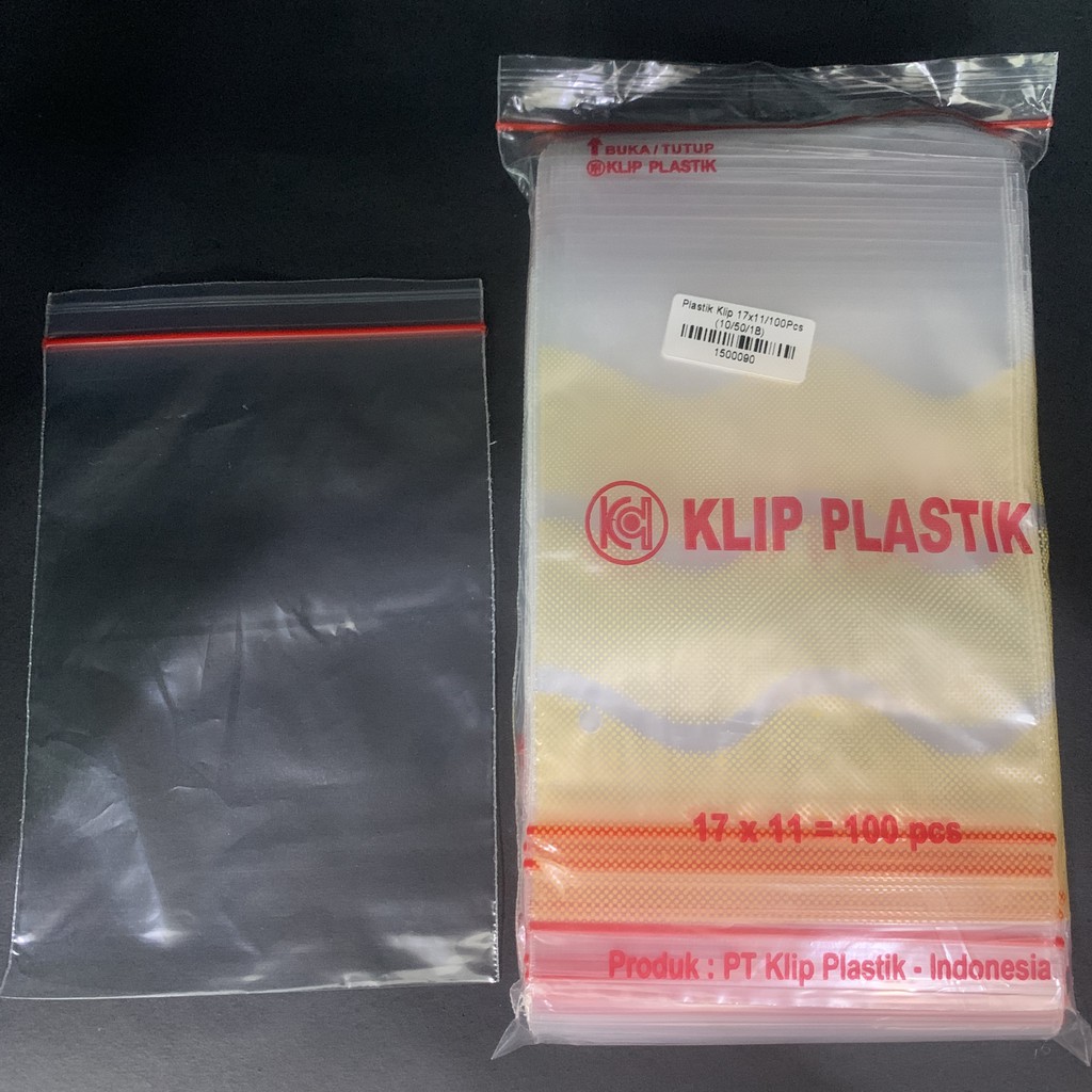 Jual Plastik Klip Bening Kecil Sedang 100pcs 4x6 5x8 6x10 7x10