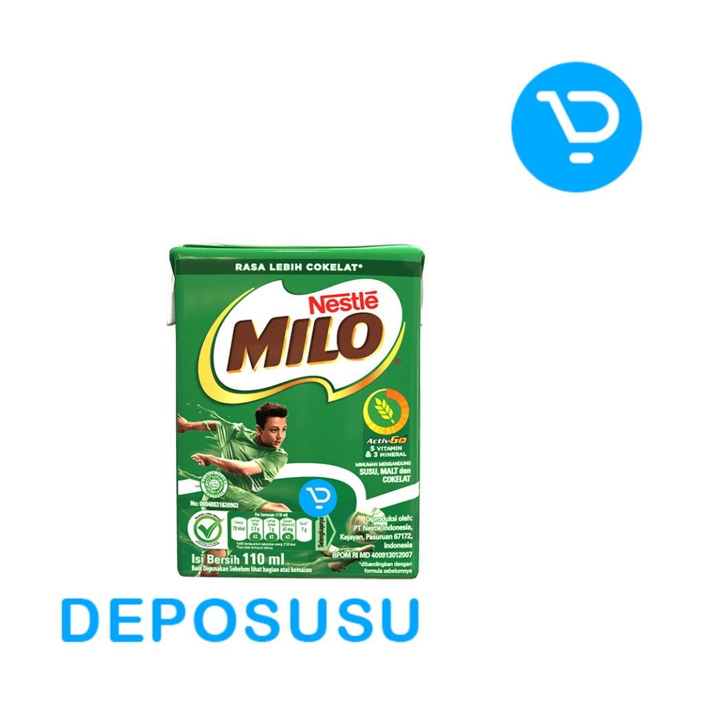 Jual MILO UHT KOTAK 110 ML | Shopee Indonesia