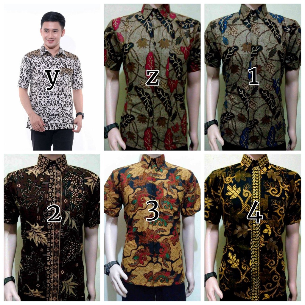Jual BAJU BATIK PRIA TRENDY BATIK COWOK BATIK HEM LAKI-LAKI TERVIRAL DI ...