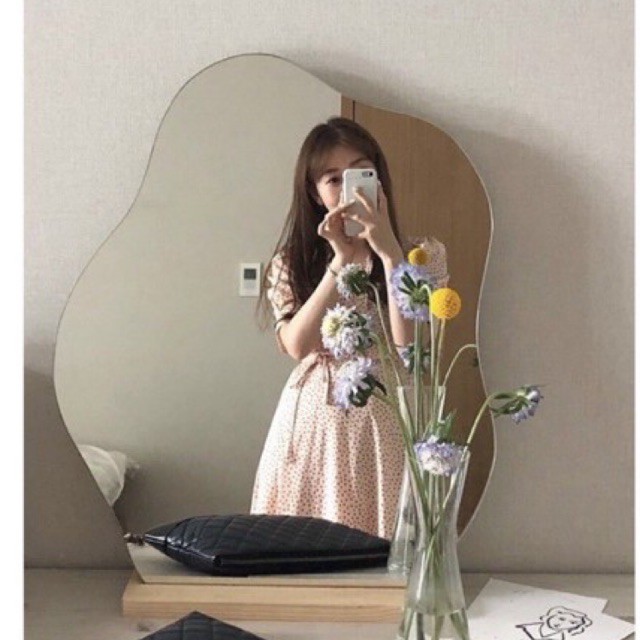 Jual Cermin Aesthetic Bentuk Kentang Mirror Irregular | Shopee Indonesia