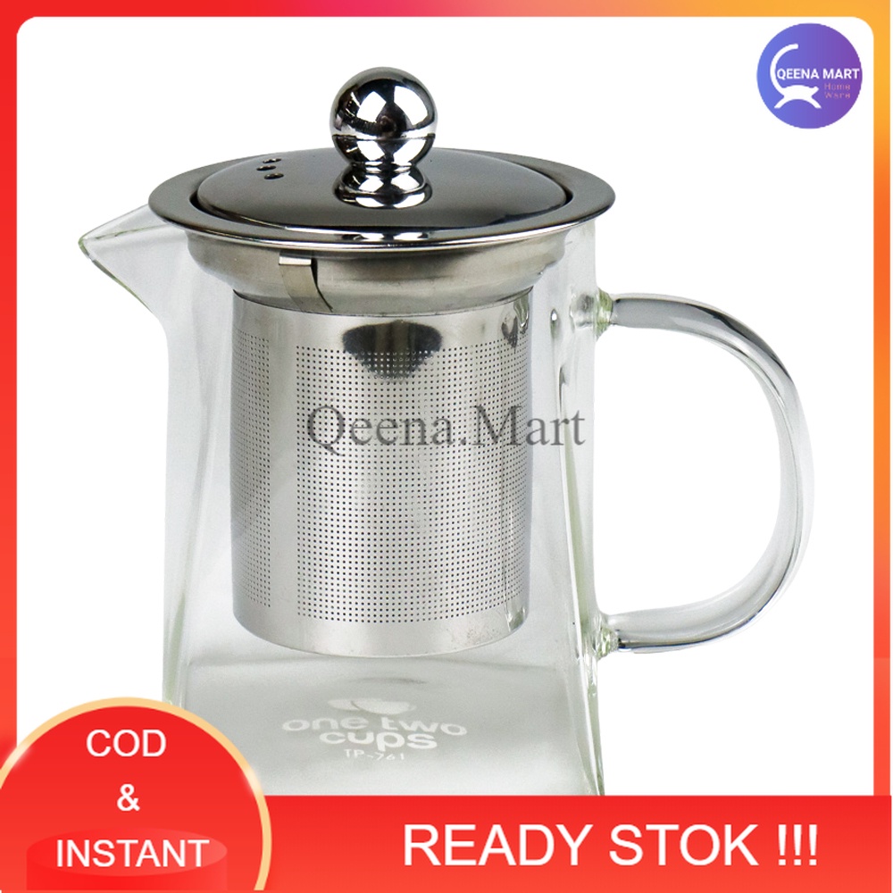 Jual Teko Pitcher Teh Chinese Teapot Maker Borosilicate Glass 350 ml - TP-761 | Shopee Indonesia