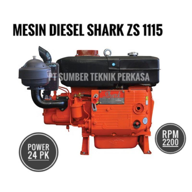 Jual MESIN DIESEL SHARK ZS 1115 POWER 24 PK | Shopee Indonesia