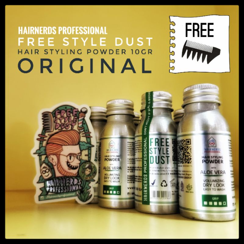Jual HAIRNERDS PROFESSIONAL HAIR STYLING POWDER VOLUMIZING & DRY ...