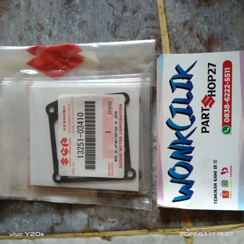 Jual paking karet gasket perpak karburator satria 2tak original sgp | Shopee Indonesia