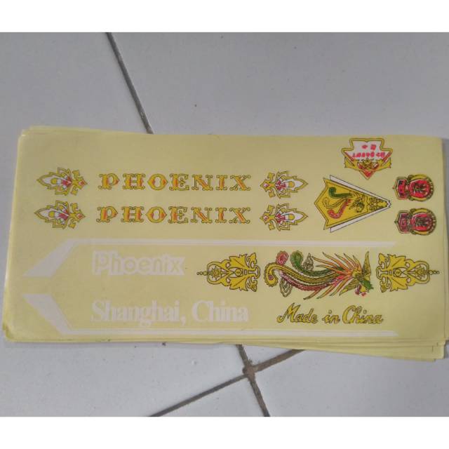 Jual Stiker Decal Sepeda Phoenix Shanghai | Shopee Indonesia