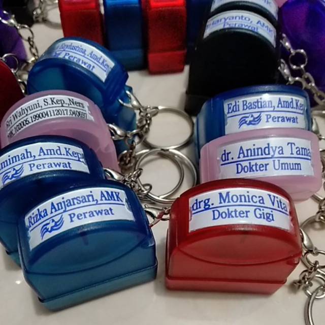 Jual STEMPEL NAMA - NIP - NOMOR - DOKTER - BIDAN - PERAWAT | Shopee Indonesia
