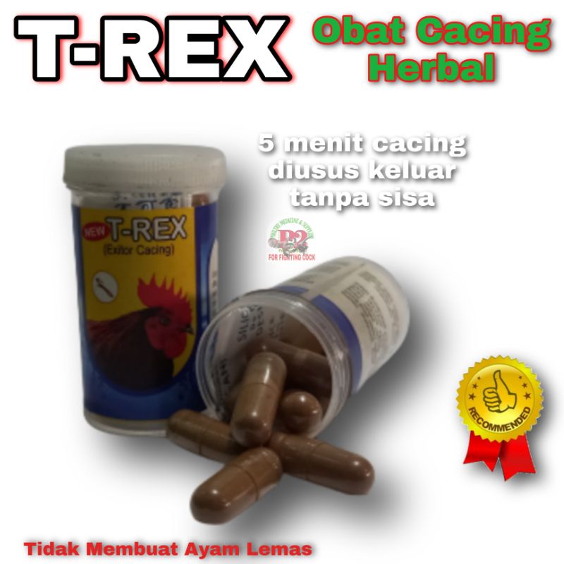Jual Obat cacing ayam T-REX 5 menit cacing keluar tak bersisa | Shopee ...