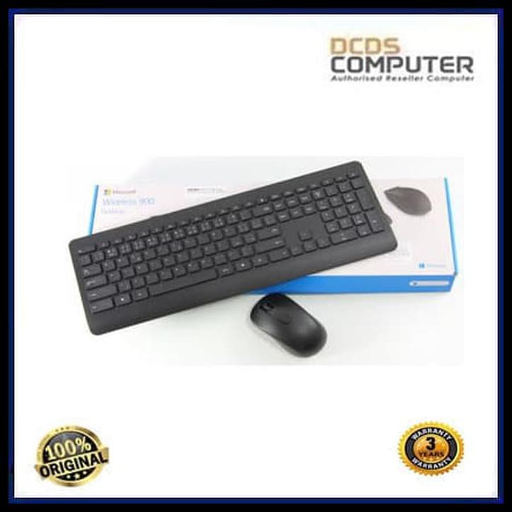 Jual PROMO Microsoft Desktop 900 Keyboard And Mouse Wireless PT3-00027 ...