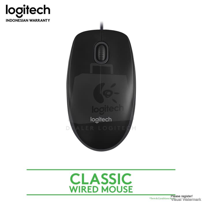 Jual Logitech B100 Optical Usb Mouse(Garansi 1 Tahun) | Shopee Indonesia