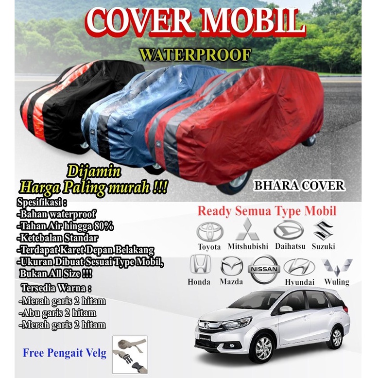 Jual Selimut Sarung Cover Body Mobil Honda MOBILIO Free Pengait BAN ...