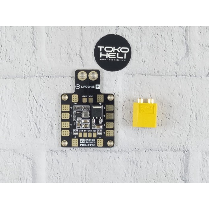 Jual Matek Systems Pdb Xt60 W/ Bec 5v & 12v Power Distribution Board | Shopee Indonesia