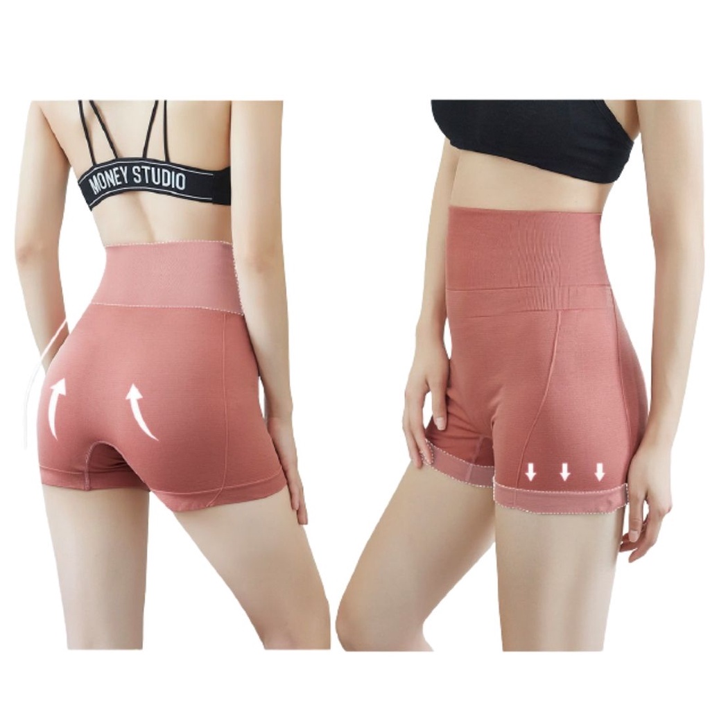 Jual W220 Celana Pendek Olahraga Gym Yoga Celana Sport High Waist | Shopee Indonesia