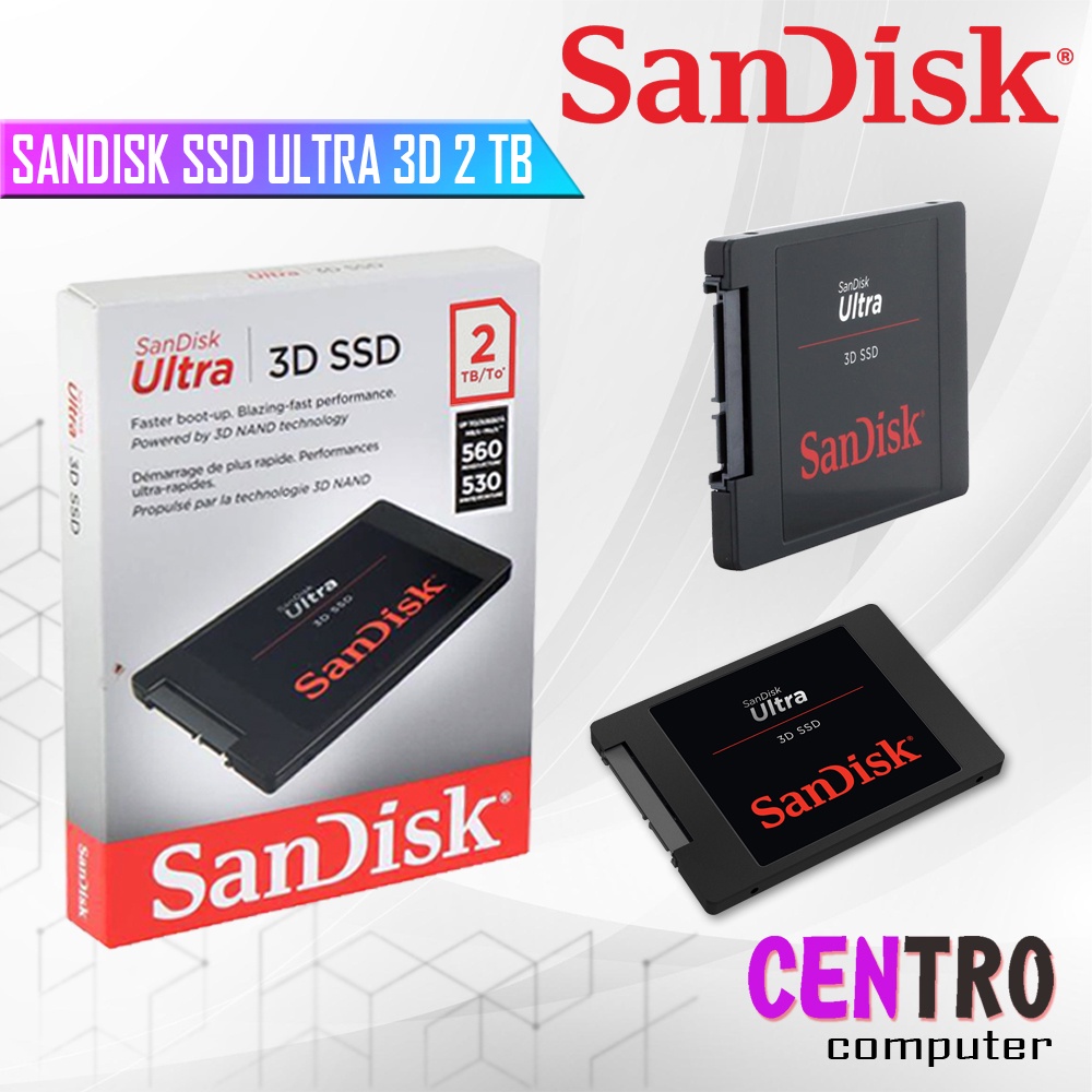 Jual SANDISK SSD ULTRA 3D 2TB ORIGINAL | Shopee Indonesia