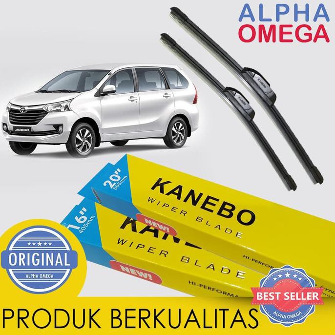 Jual ORIGINAL !!! KANEBO WIPER MOBIL TOYOTA AVANZA KANAN 20 & KIRI 16 inch SEPASANG | Shopee ...